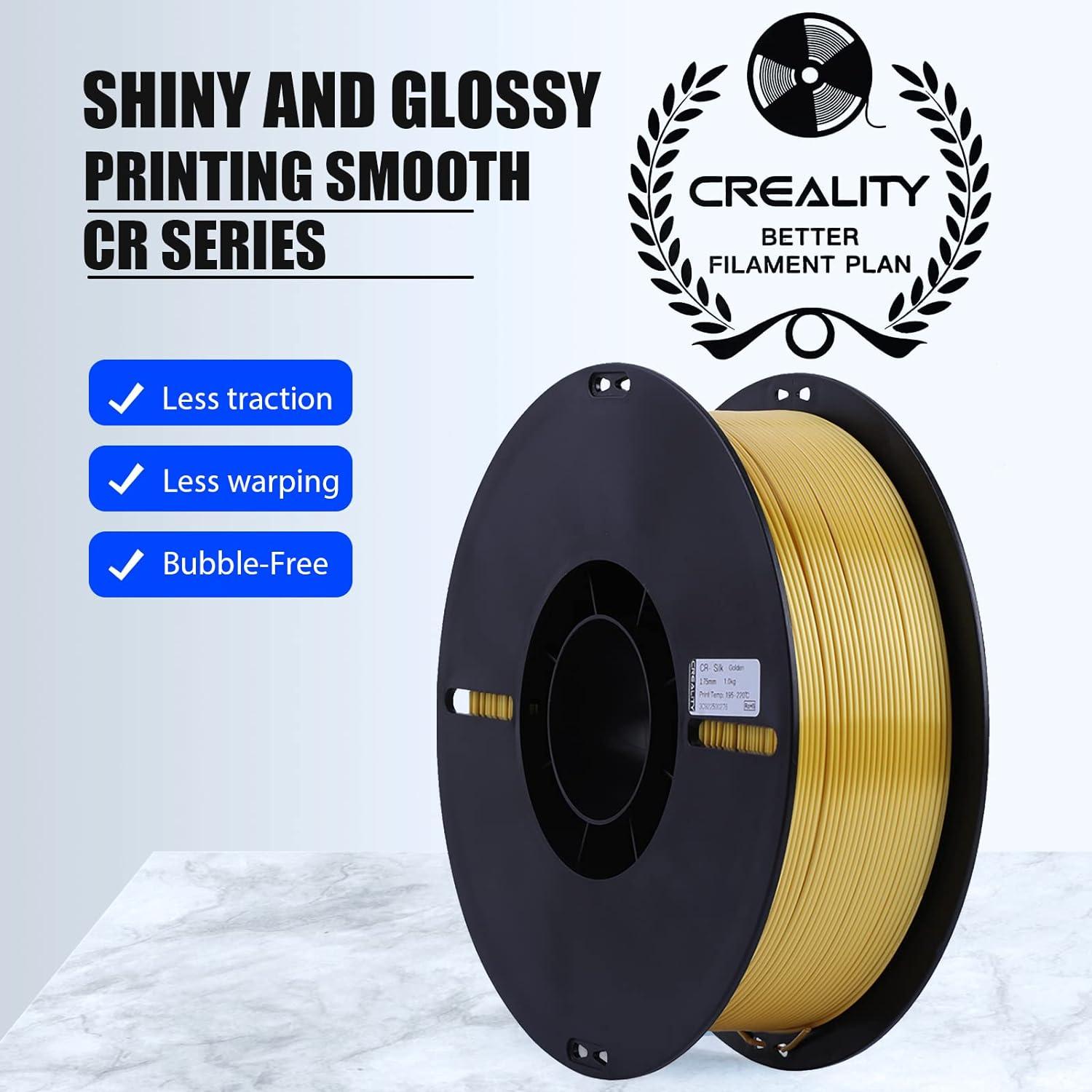 Creality CR Slik Golden, 1.75mm 3D Printer Filament in Pakistan