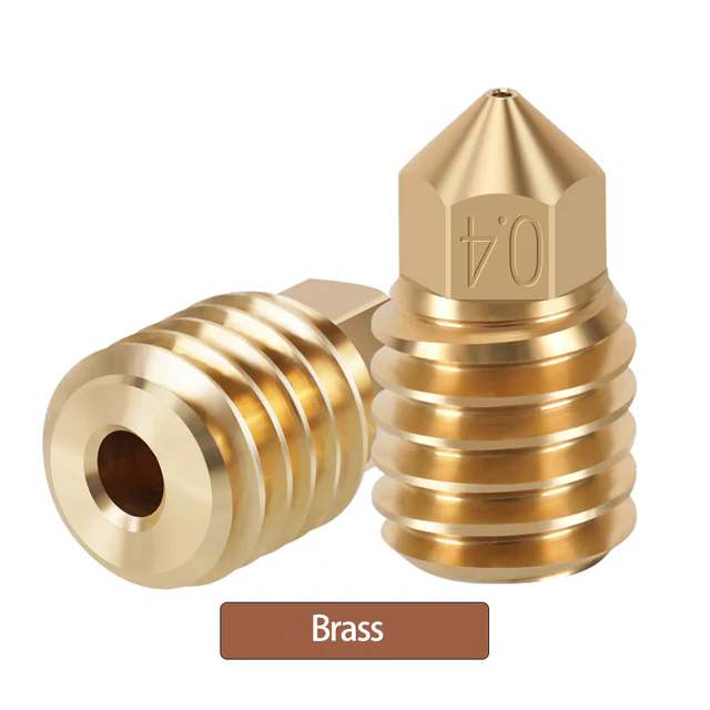 Brass Nozzles For Bambu Lab X1C P1P P1S | VERTEX3D